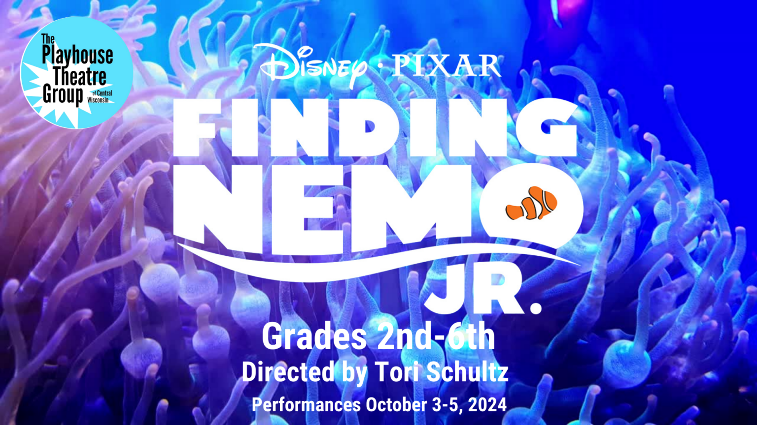 Finding Nemo JR. Participation Fee – Playhouse Theater Group